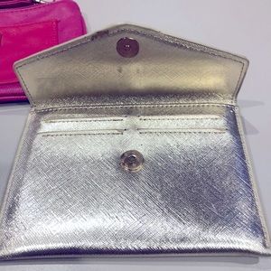 Express | Bags | Set Of Two Coin Purses Pink Gold | Poshmark